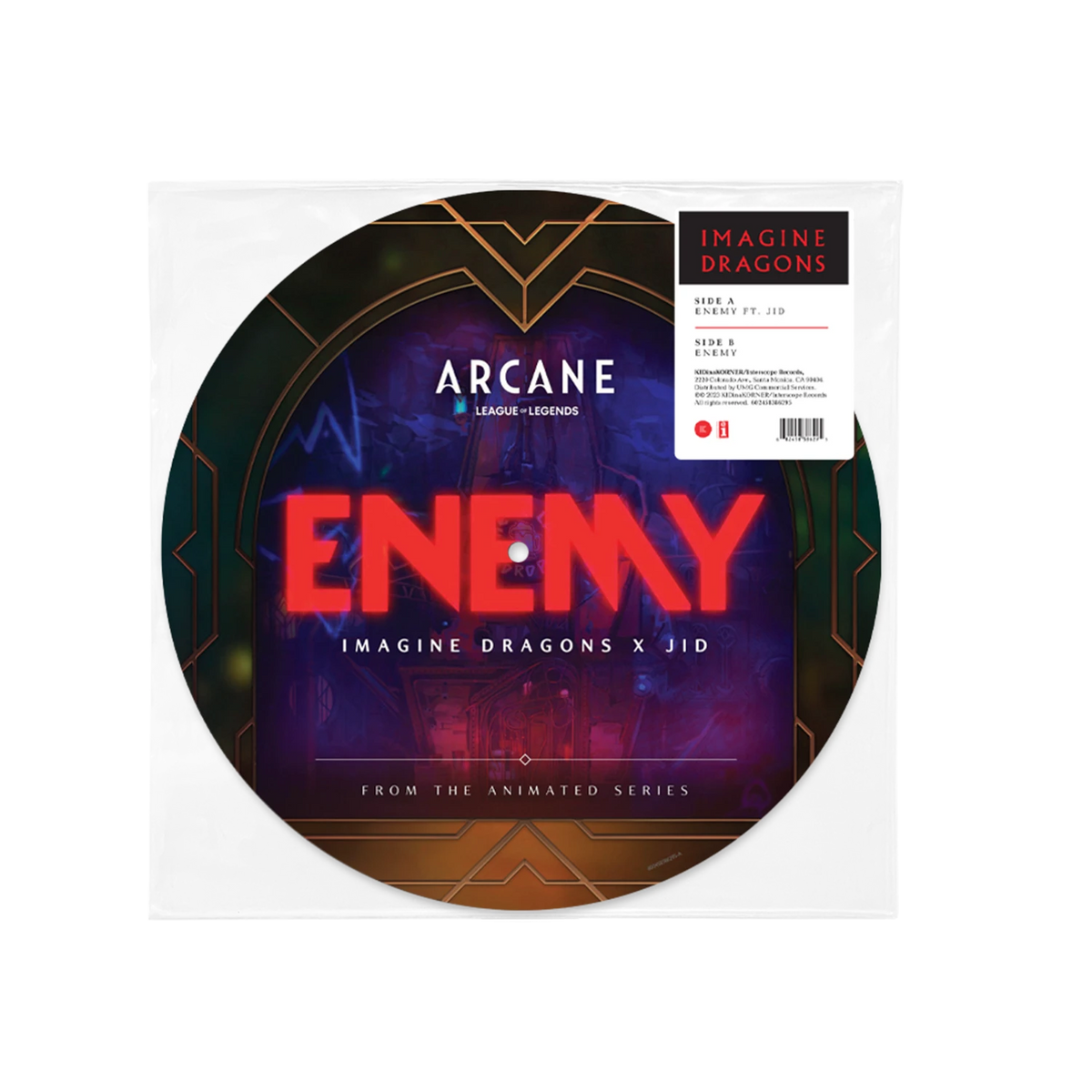 Enemy (Picture Disc LP) - Imagine Dragons, Arcane, League Of Legends ...